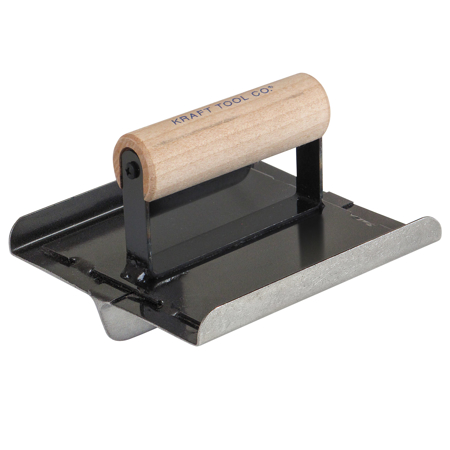 UNITIS | Kraft 6"x6" 3/4"R 3/4"D All Steel Hand Groover w/Wood Hdl